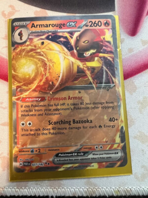ARMAROUGE EX 027/182 PARADOX RIFT POKEMON (DOUBLE RARE, NM) | eBay