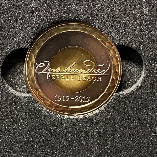 Pebble Beach 100th Anniversary Centennial Coin / Golf Ball Marker | eBay