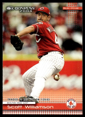 2004 Donruss Scott Williamson Boston Red Sox #253 | eBay