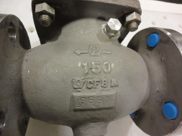 Swing Check Valve 2" 150 RF Flanged CF8M Stainless Steel LADISH 5275 ...