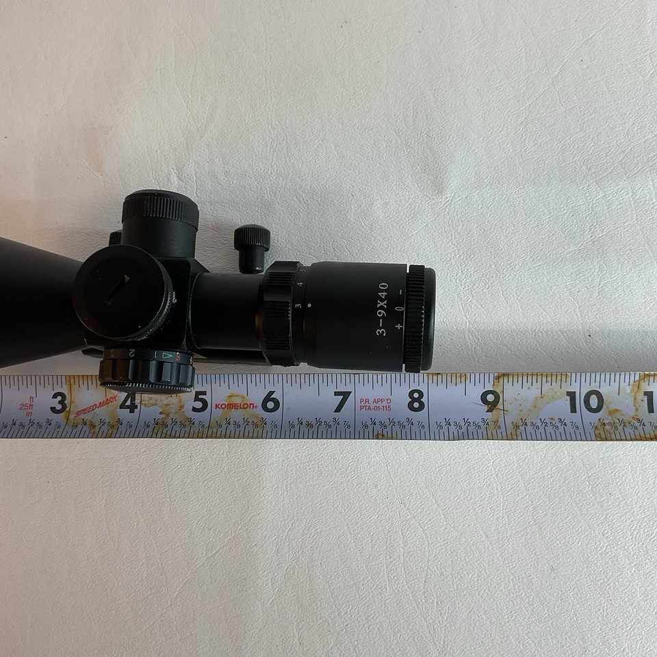 Monstrum 3-9x40 Illuminated Reticle Red/Green Picatinny Rail | eBay