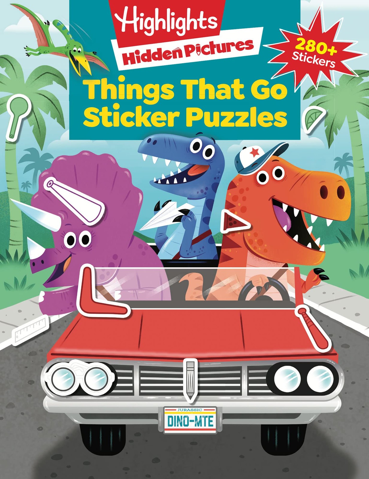Things That Go Sticker Puzzles: Transportation Activity Book of Cars ...
