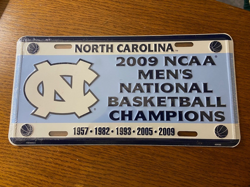 UNC Tar Heels NCAA National Champions 2009 Men's Basketball License ...