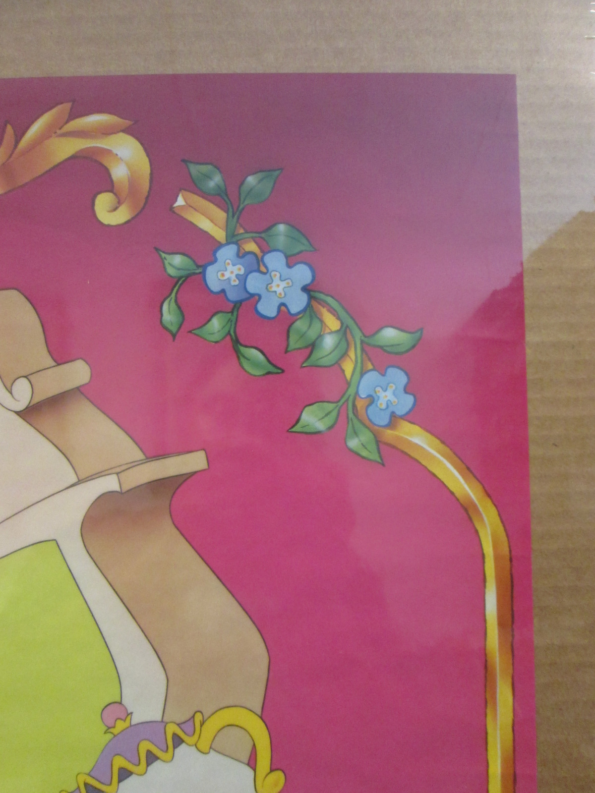 Vintage Beauty and the Beast Walt Disney original princess poster 9015 ...