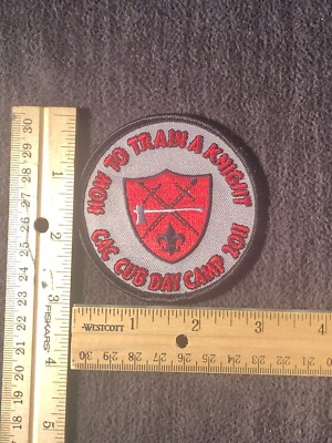 BSA Scout Patch—How To Train a Knight—Cub Day Camp 2011—CAC Austin ...