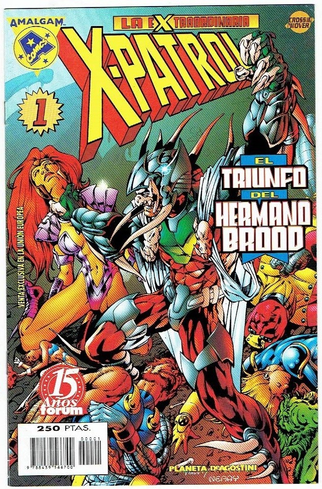 SPANISH MARVEL DC AMALGAM COMICS LOT OF 15 COMICS 1st PRINT IN SPAIN ...