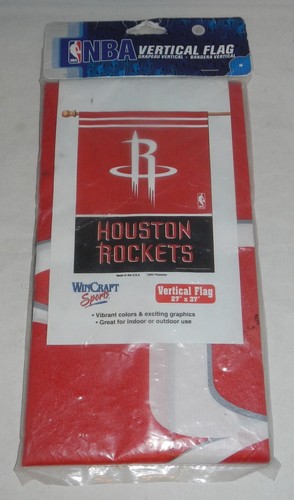 Houston Rockets NBA Basketball Logo 27x37 Vertical Flag Banner by ...