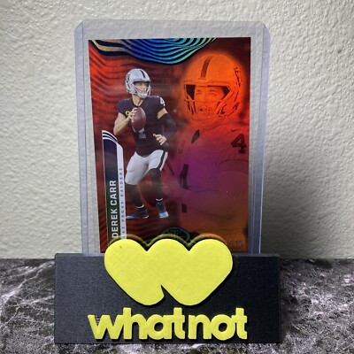 2022 Panini Illusions Trophy Collection Derek Carr Red /125 #56 Raiders ...