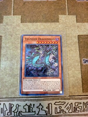 YUGIOH TCG THUNDER DRAGONDUO SOFU-EN022 SUPER UNLIMITED EDITION | eBay