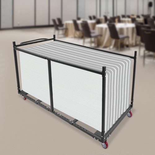 Rectangular Folding Table Cart Folding Table Trolley Table Cart Free ...