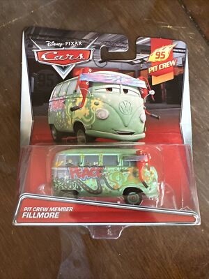 Disney Pixar Cars Movie 95 Pit Crew Member Fillmore Mattel 2014 | eBay