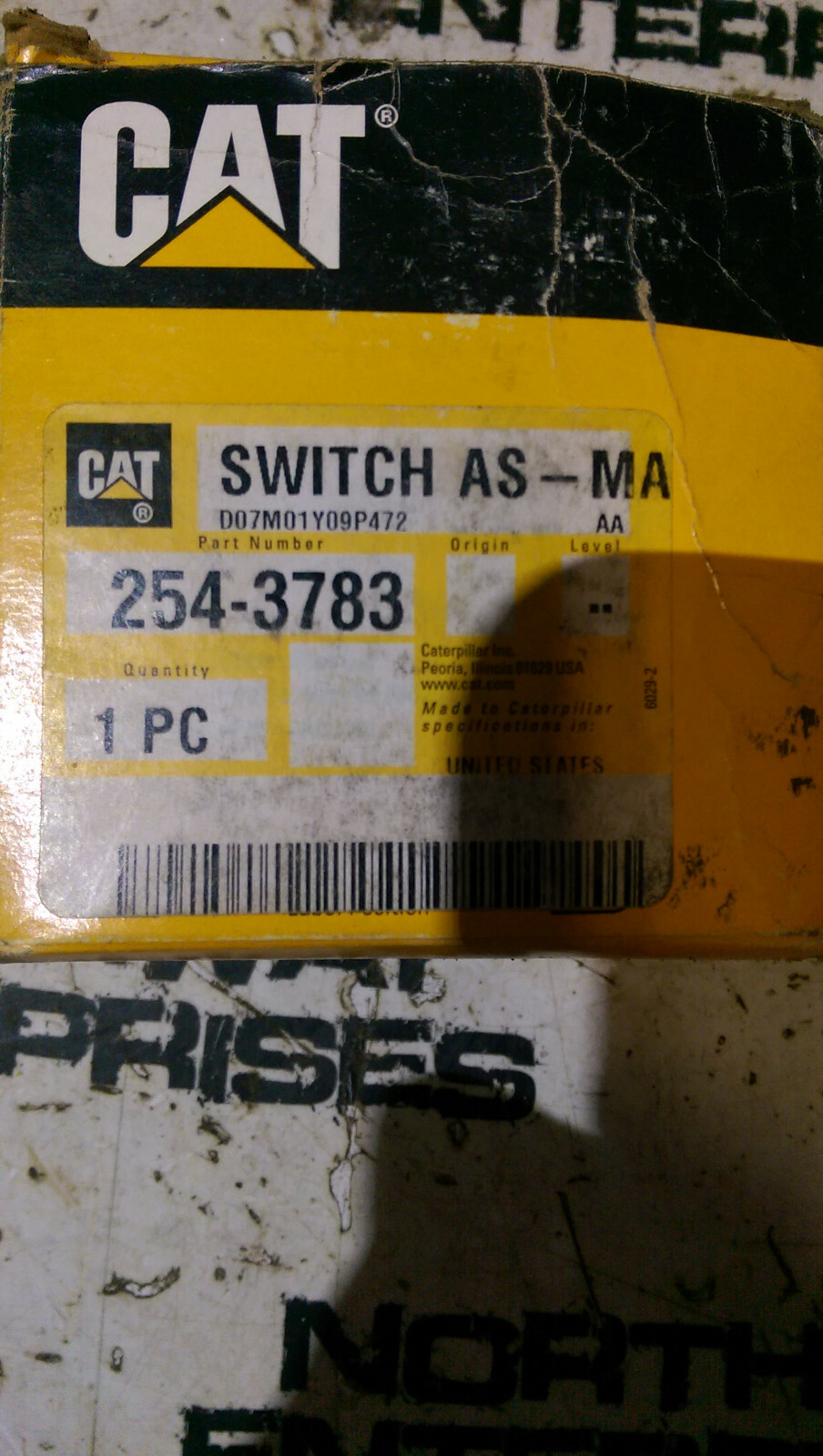 CAT 254-3783 SWITCH for sale online | eBay
