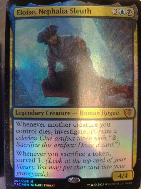 MTG Eloise, Nephalia Sleuth Commander: Innistrad: Midnight Hunt 003/038 ...