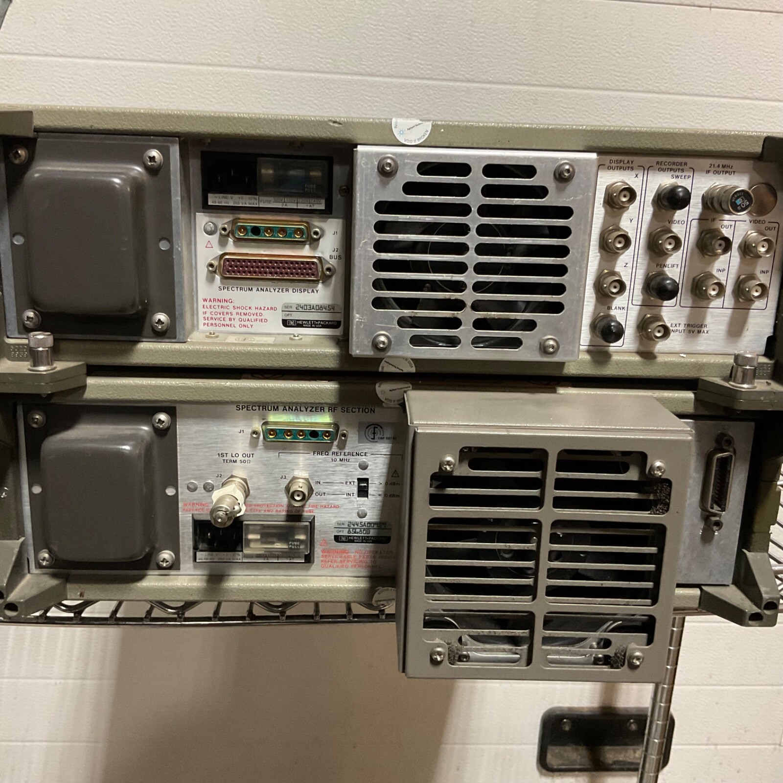 Hewlett-Packard HP 8568B Spectrum Analyzer & Display 100Hz-1.5GHz | eBay