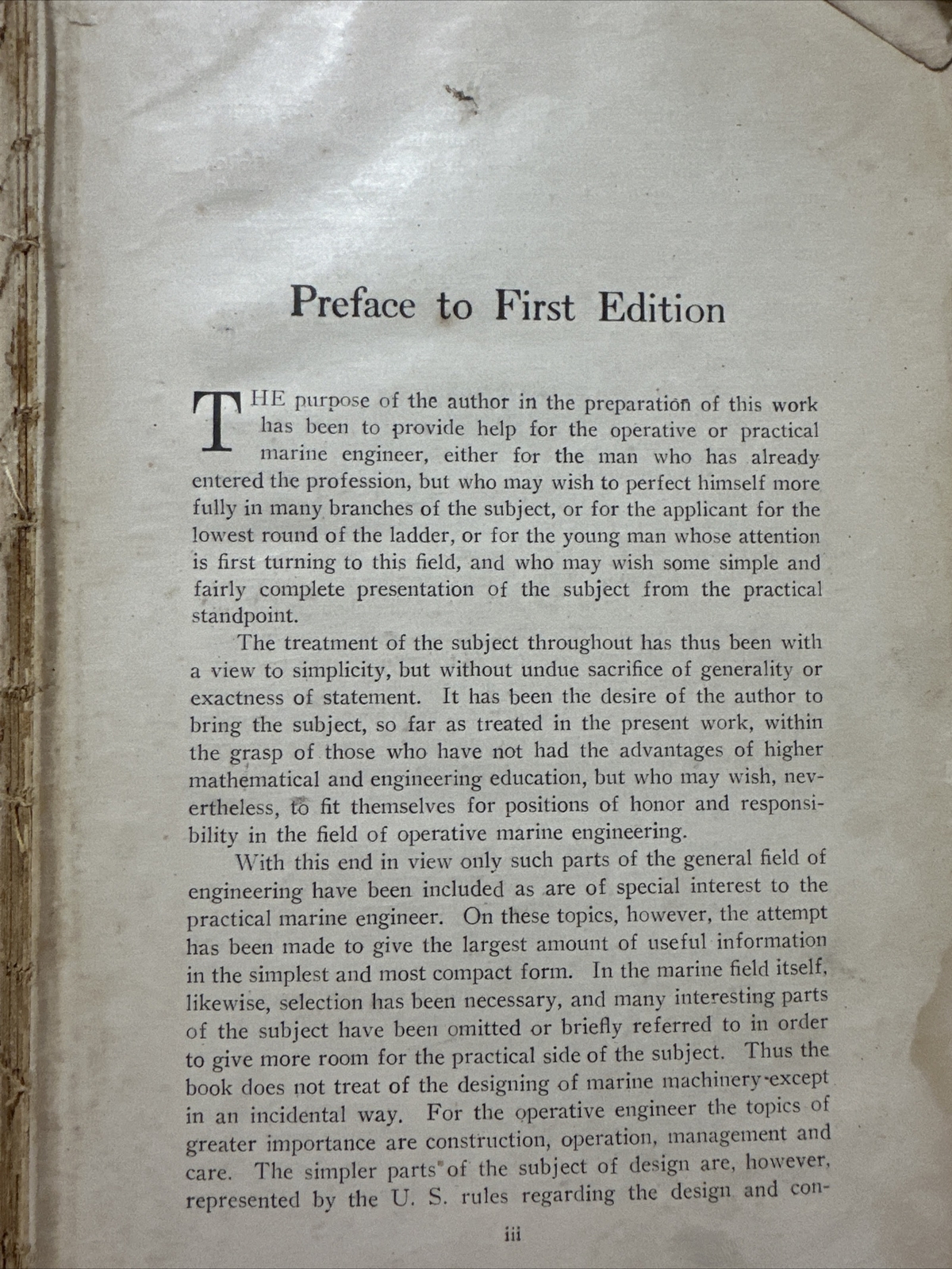 Practical Marine Engineering for Marine Engineers Captain C W Dyson ...