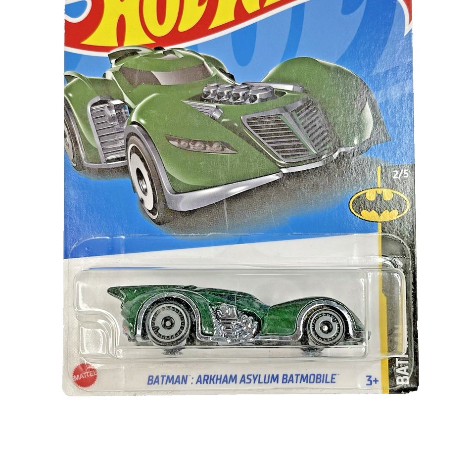 Hot Wheels Car BATMAN 2/5 GREEN Batman: Arkham Asylum Batmobile 32/250 ...