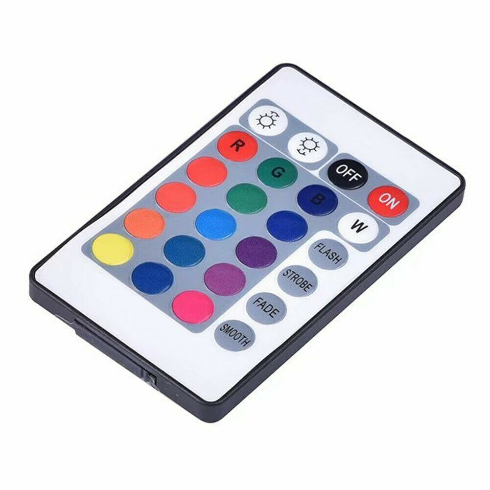 RGB Control Box + 24 keys IR Remote Controller For 3528 5050 12V LED ...