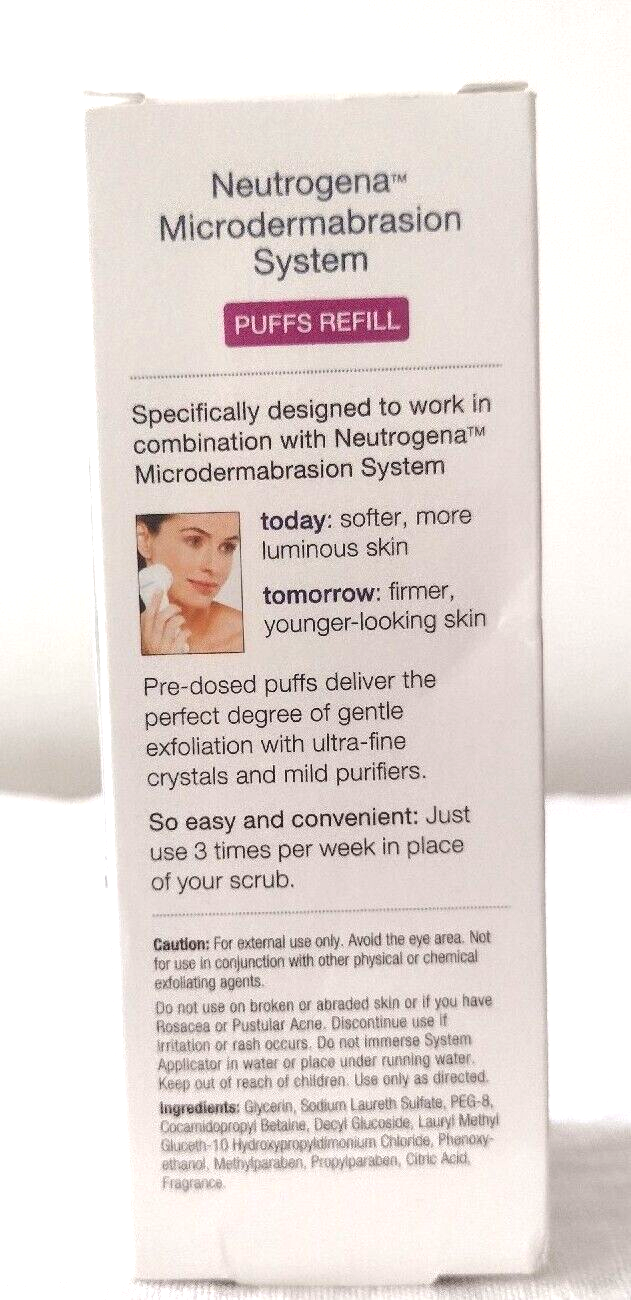 Neutrogena Microdermabrasion System Puff Refills - 24 Count for sale ...