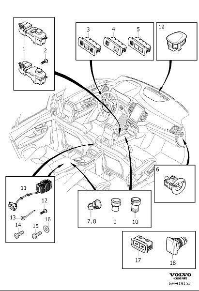Volvo 32231928 Audio Auxiliary Jack. USB for sale online | eBay