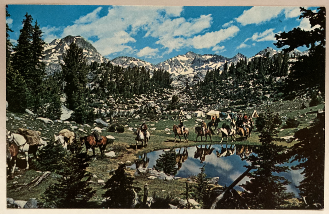 Pack Trip in the Wind Range, Photo by Finis Mitchell, Wyoming Unposted ...