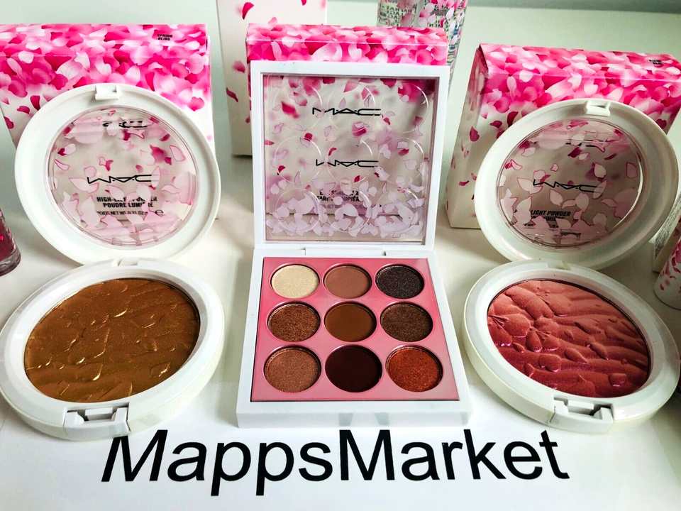 MAC Boom Boom Bloom Lipstick, Lipglass, Eyeshadow, Powder & Prep+Prime ...