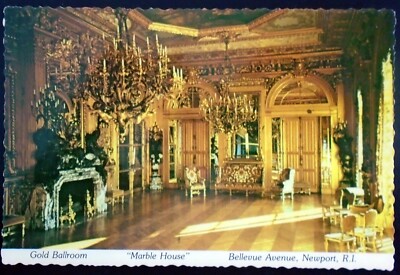 “Marble House”, Bellevue Ave., Gold Ballroom, Mr. & Mrs. Vanderbilt ...