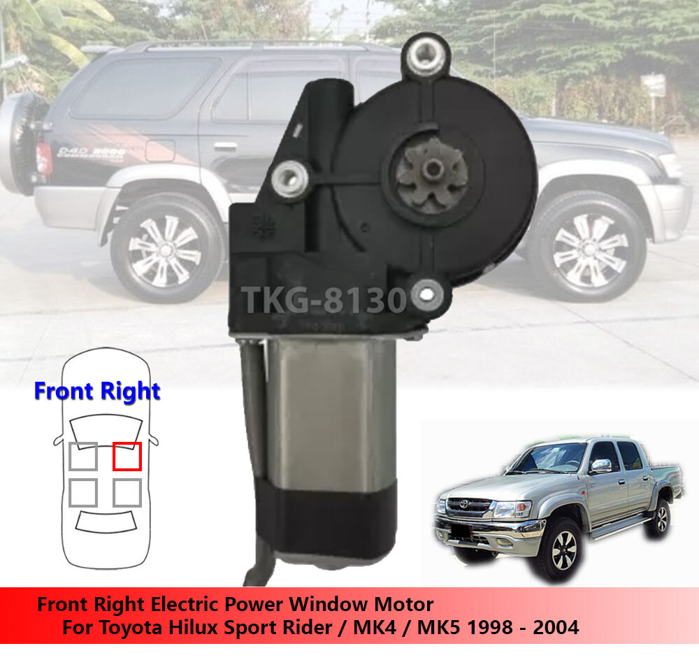 Front Right Electric Power Window Motor For Toyota Hilux MK4 MK5 1998 ...
