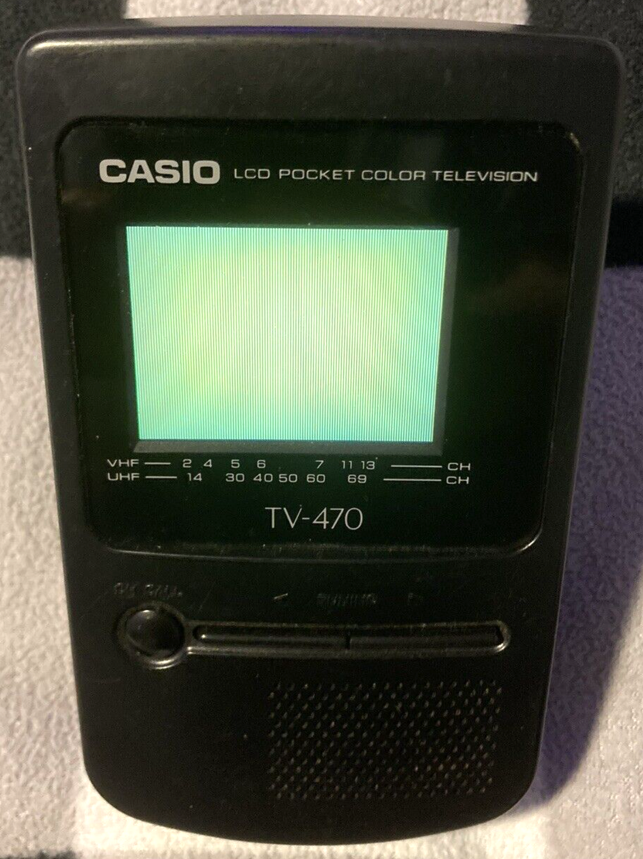 Casio TV-470 2" LCD Television for sale online | eBay