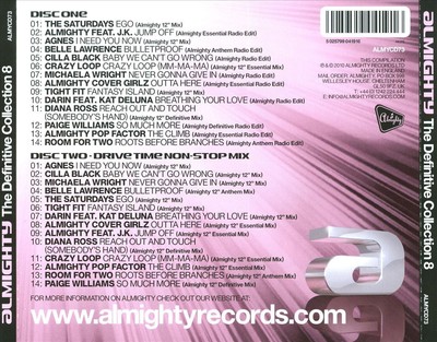 VARIOUS ARTISTS ALMIGHTY: THE DEFINITIVE COLLECTION, VOL. 8 NEW CD ...