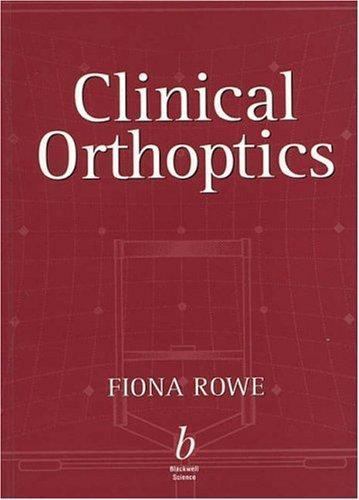 Clinical Orthoptics by Fiona J. Rowe (1997, Trade Paperback) for sale ...