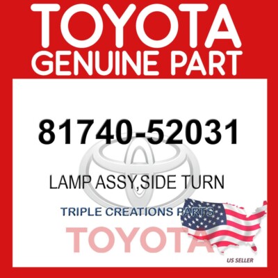81740-52031 GENUINE OEM TOYOTA LAMP ASSY,SIDE TURN 8174052031 | eBay