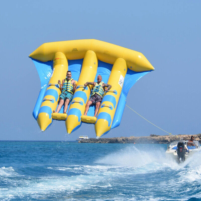 3 Person Tube For Boating Serenelife 5-Person Recreational Inflatable ...