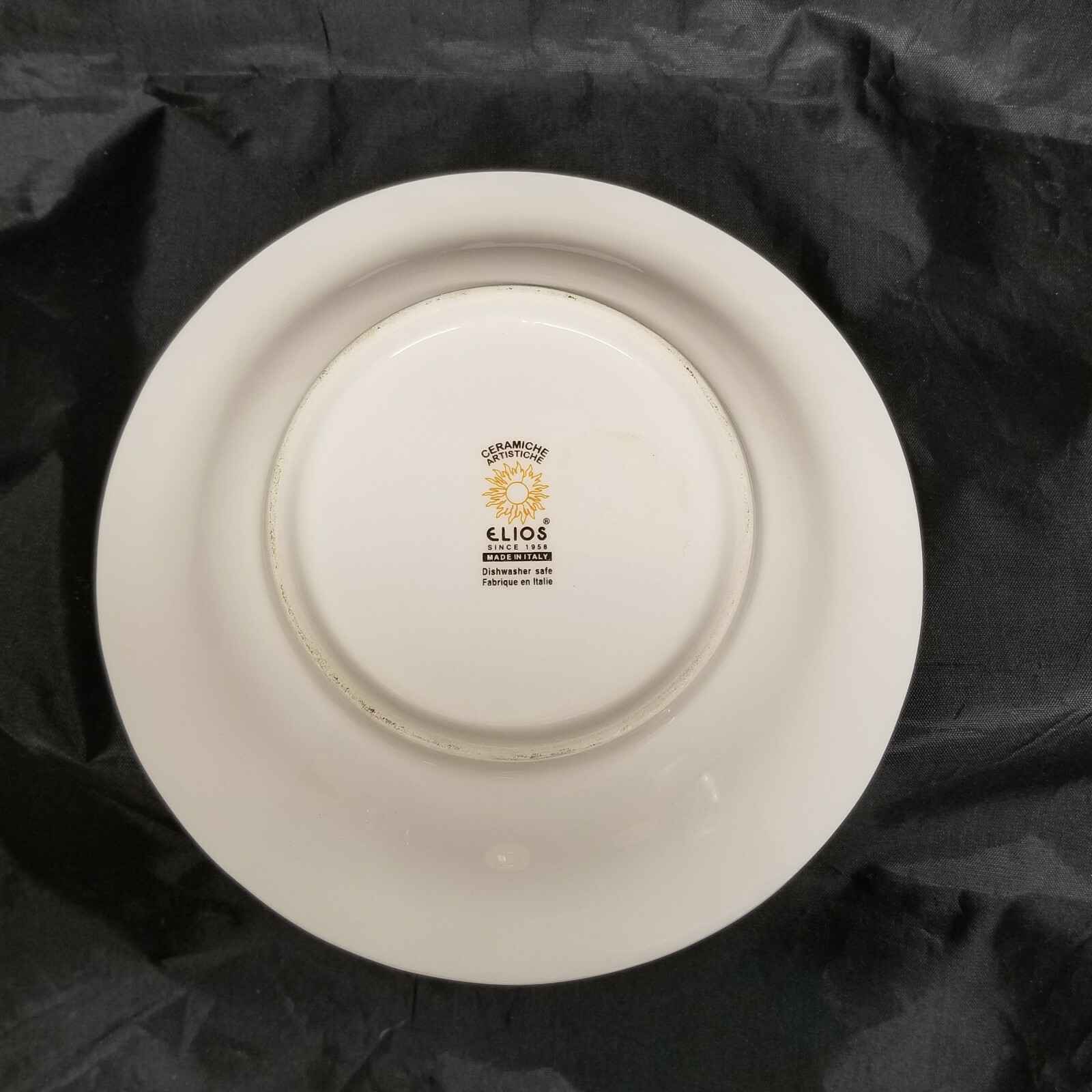 Elios Italian Italy White Bowl Ceramic Dish 8" Artistiche Round | eBay