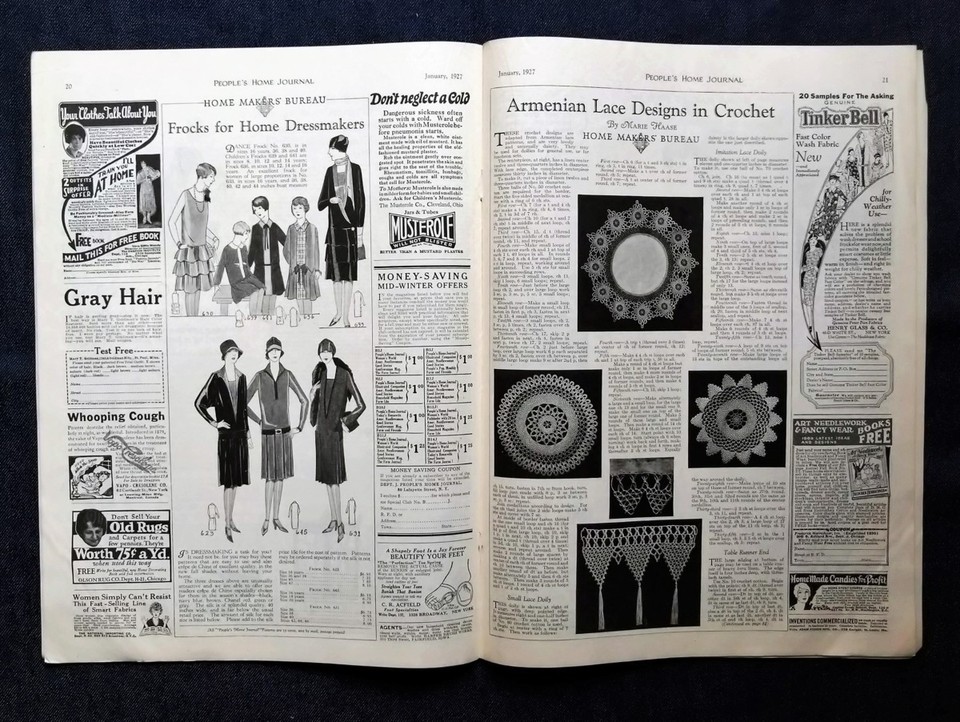 People's Home Journal 1927 Antique US Women's Mag Snowball Fight Cover ...