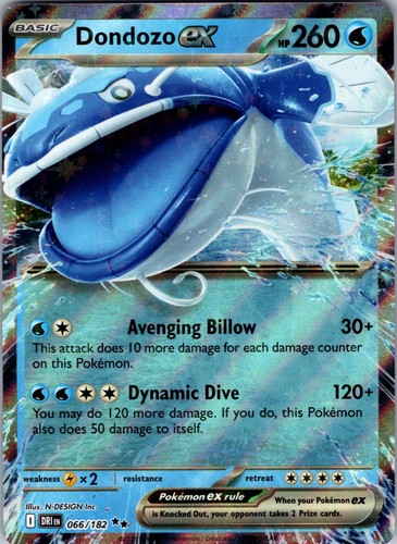 Dondozo ex 066/182 Double Rare Holo SV10: Destined Rivals NM | eBay