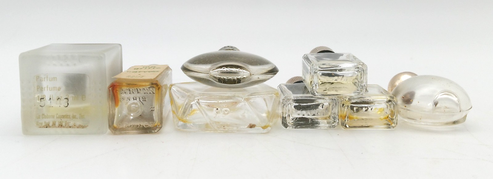 Mini Vintage Miniature Empty Perfume Sample Bottles Lot Of 8 | eBay