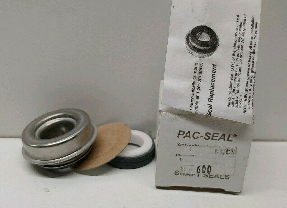 NEW OLD STOCK! FLOWSERVE PAC-SEAL REPLACEMENT MECHANICAL SHAFT SEAL 600 ...
