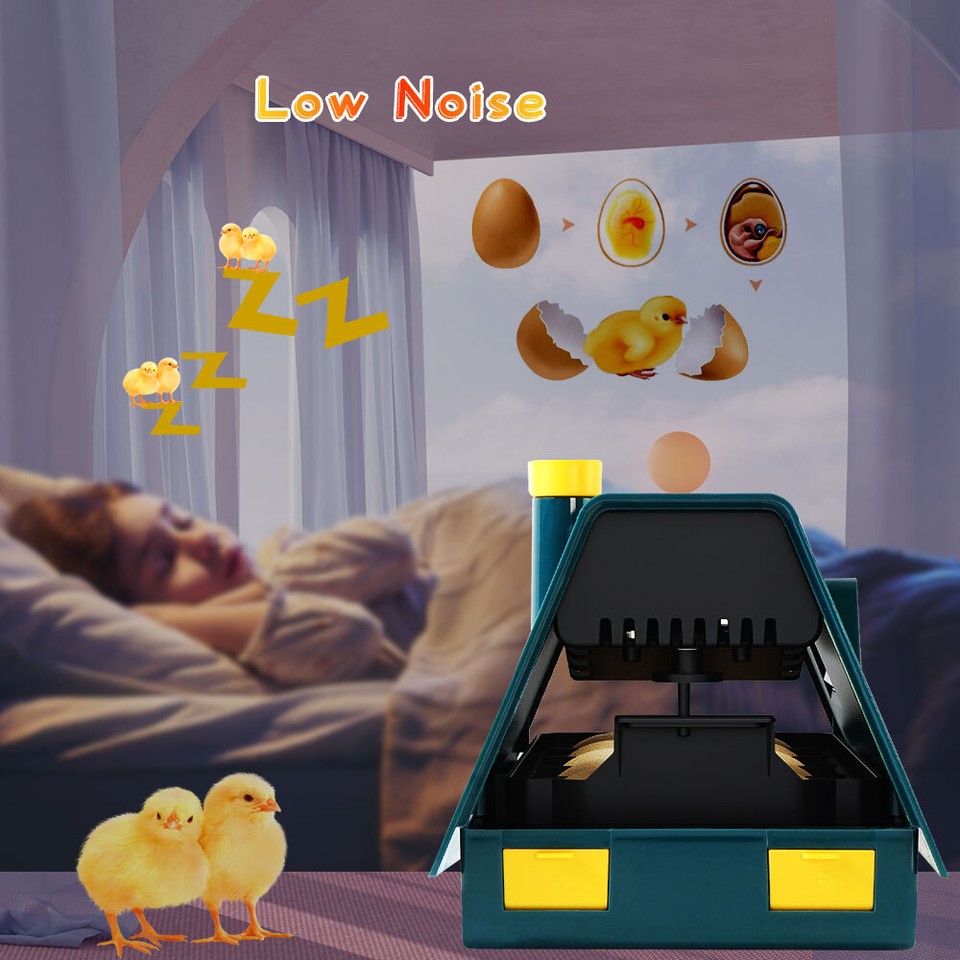 Egg Incubator Automatic Chicken Quail Chick Hatcher Incubators for ...