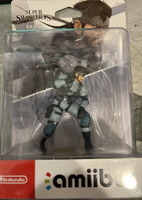 Nintendo amiibo Super Smash Bros. - Snake Character Figure 45496594060 ...