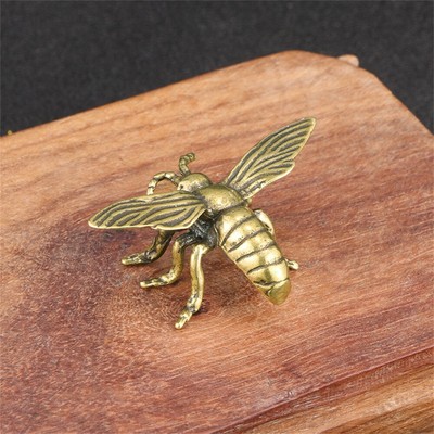 Bee Statue Decoration Clear Texture Hard Texture Home Brass Bee Home ...