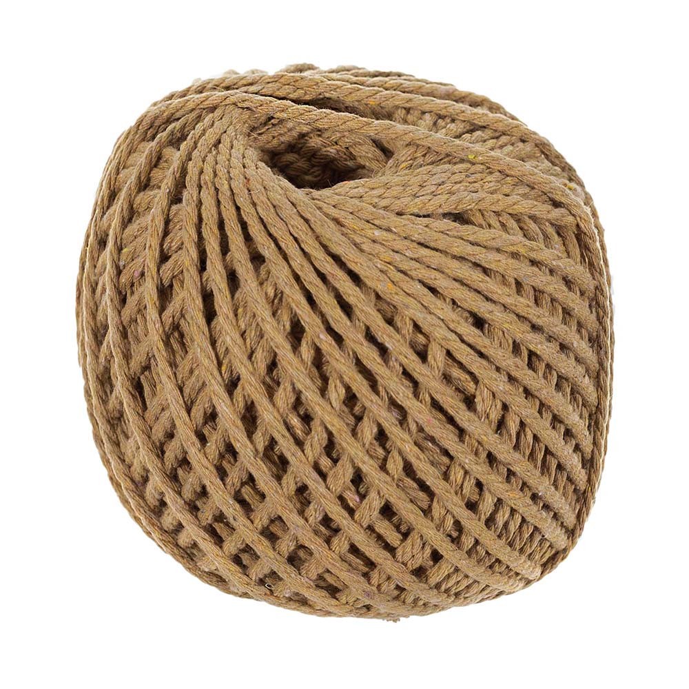 Craft County 100M-4mm Diameter Crafting Cotton Rope - 5 Colors-Macrame ...