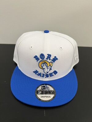 **BRAND NEW BORN X RAISED NEW ERA NFL LOS ANGELES RAMS ROCKER SNAPBACK ...