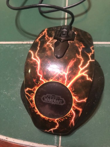Steelseries World of Warcraft MMO Gaming Mouse Legendary Edition ...