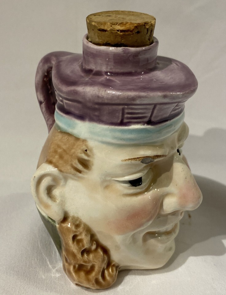 Vintage Austrian Toby Liquor Flask Character Bottle Jug | eBay