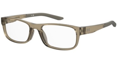 Under Armour UA 5079 2T3 Crystal Beige Rectangular Men's Eyeglasses | eBay