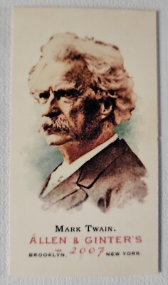 2007 Topps Allen & Ginter's Mini Card Mark Twain #108 | eBay