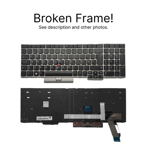 FINNISH QWERTY KEYBOARD LENOVO THINKPAD E580 L580 E590 P52 P72 T590 NON ...