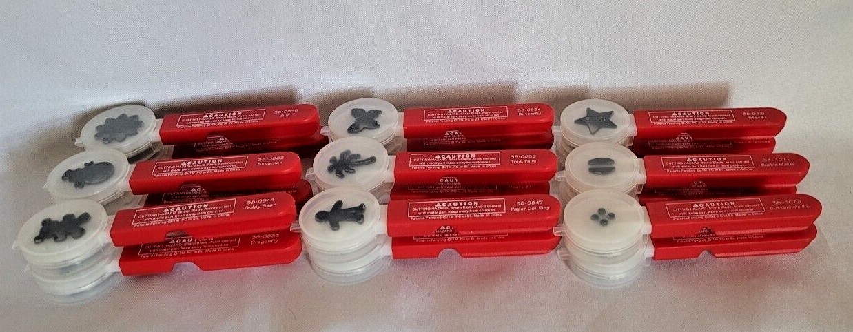 Lot 18 Sizzix Paddle Punch Hand Punches PaddlePunch | eBay