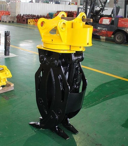 Excavator Hydraulic Grapple Rotating Grab For 4-6 ton Excavator ...