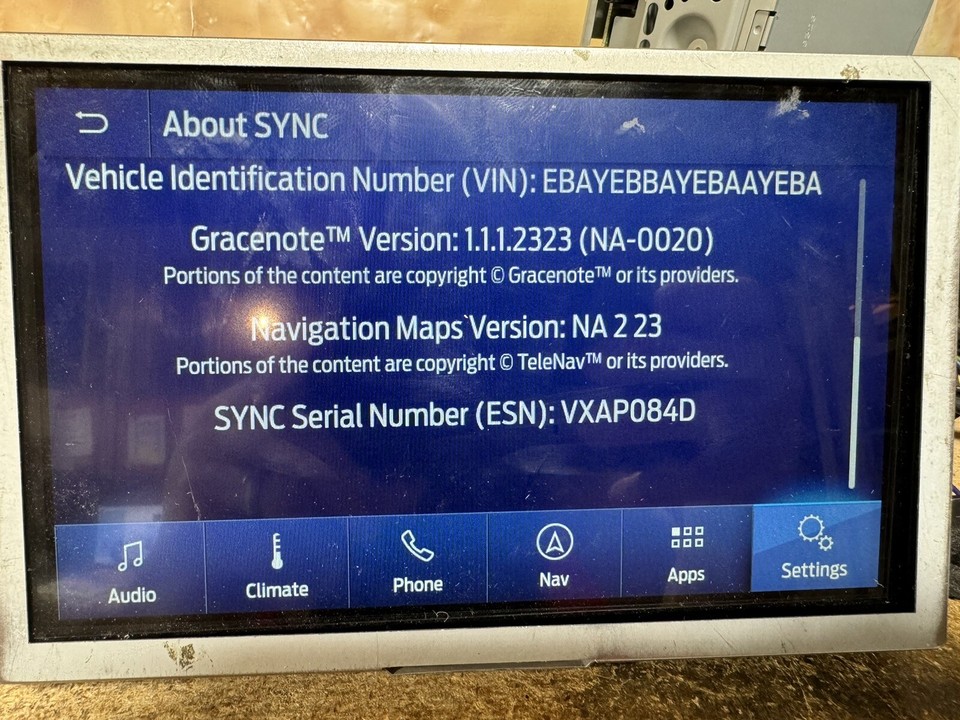 Ford SYNC 3 Factory Navigation GPS USA/CANADA | SYNC3NAVAPIM | OE ...